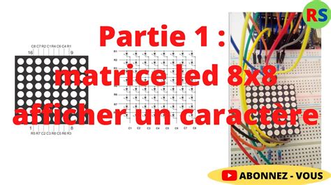 Programmation Arduino Partie Matrice Led X Afficher Un