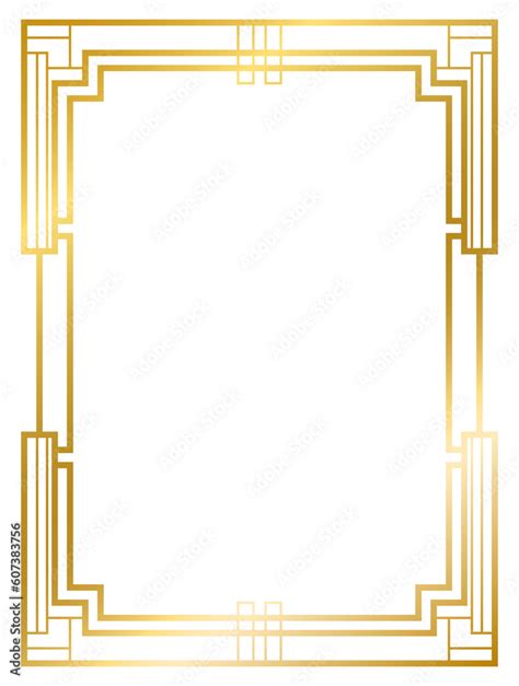 Art Deco Border Png