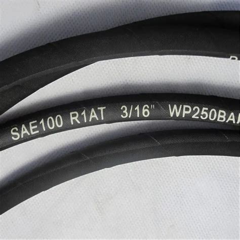 3 8 Inch 1sn R1 High Pressure Steel Wire Braid Oil Resistant Hydraulic