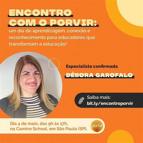 Convite Uma celebração à transformação na educação O porvir promove