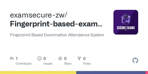 github examsecure zw fingerprint based exam attendance system fingerprint based examination