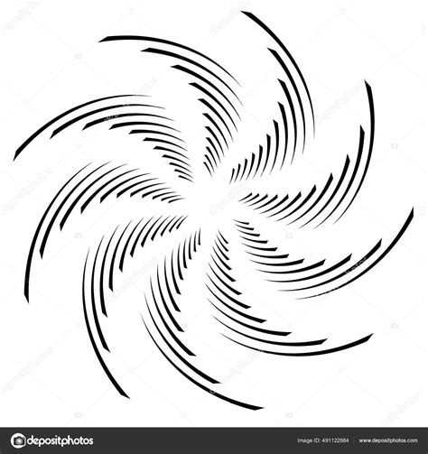 Voluta Hélice Elemento Diseño Vórtice Icono Espiral Remolino Forma Giro