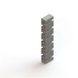 Aluminum Profile Base E Elcom Sas Round Industrial