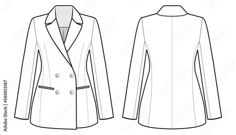 Suit Jacket Drawing