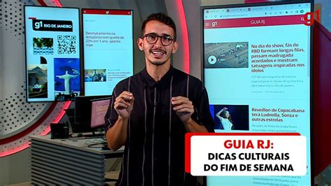 Vídeo Guia RJ Dicas culturais do fim de semana Rio de Janeiro G1