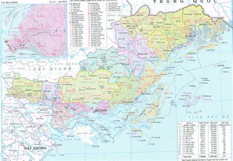 Bộ sưu tập bản đồ hành chính quảng ninh Đầy đủ và chi tiết