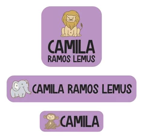 Etiquetas Escolares Personalizadas Para L Pices Y Cuadernos Meses Sin