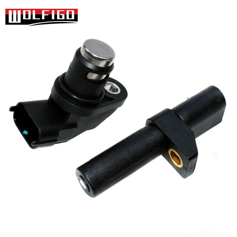 WOLFIGO New Crank Cam Shaft Camshaft Crankshaft Position Sensor For