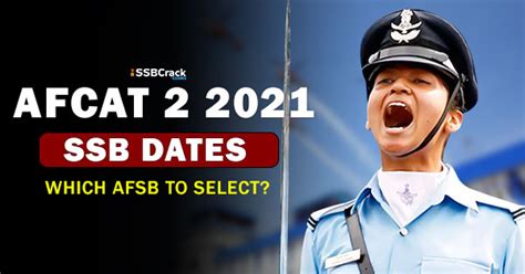 Afcat Ssb Interview Date Select Afsb Venue And Date