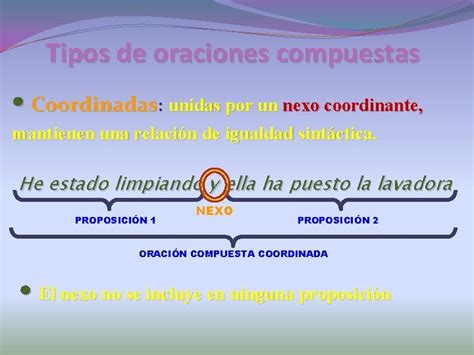 LAS ORACIONES COMPUESTAS Qu Son Las Oraciones Compuestas