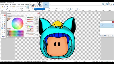 Como Hacer Emojis De Personajes De ROBLOX Paint Net Los Hago
