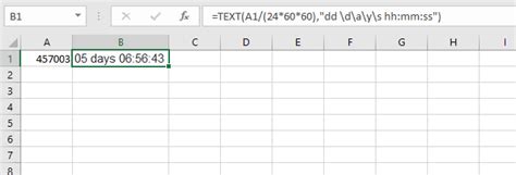 Excel Convert Seconds To Dd Days Hh Mm Ss Format Stack Overflow