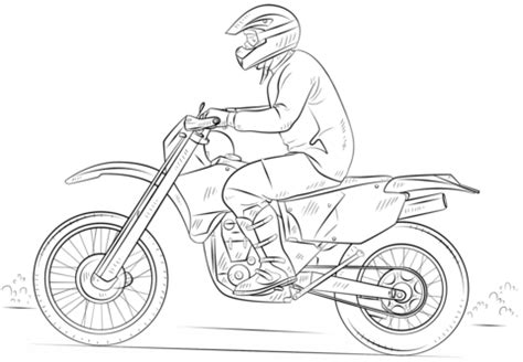 Disegno Di Moto Da Cross Da Colorare Disegni Da Colorare E Stampare