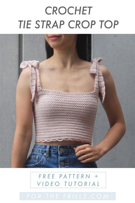 Easy Crochet Crop Top Free Pattern Video Tutorial Artofit