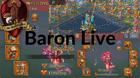 Lords Mobile Baron Live Youtube