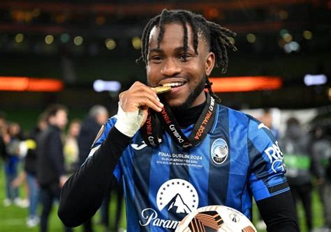Ademola Lookman Win 2023 2024 Europa League Goal Of The Season Award