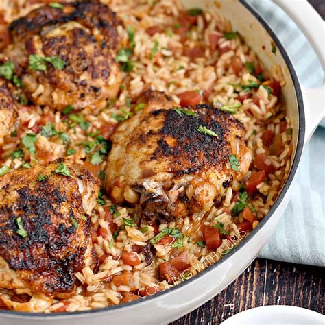 Mexican Arroz Con Pollo Cooking With Curls