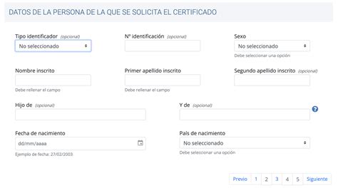 Registro Civil Solicitud Partida Nacimiento Image To U