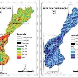 Mapa De Suscetibilidade Do Cen Rio A A Par Metros Topogr Fi Cos De