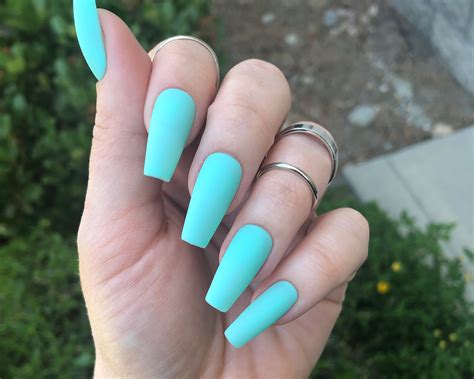 Turquoise Aqua Acrylic Nails Ubicaciondepersonas Cdmx Gob Mx