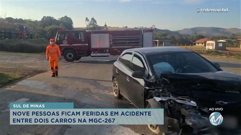 Sul De Minas Nove Pessoas Ficam Feridas Em Acidente Rede Mais