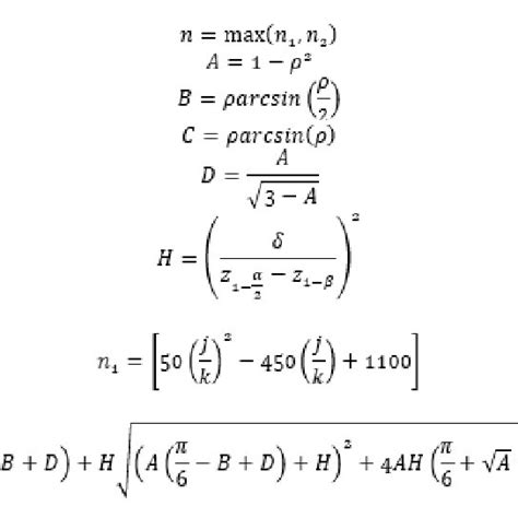 a priori sample size formula for sem westland 2010 download scientific diagram