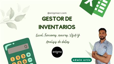 Gestor De Inventarios En Excel Funciones Macros Vba Youtube