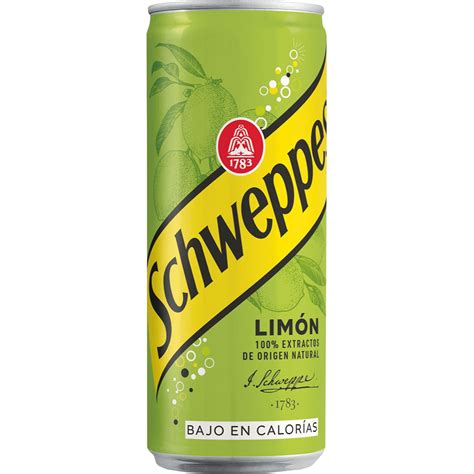 Refresco de limón original con gas lata 33 cl SCHWEPPES