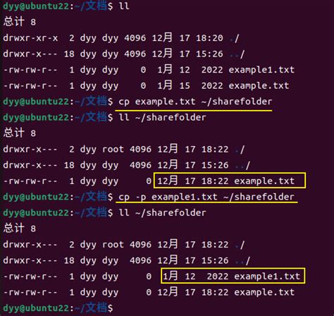 ubuntu 常用命令之 cp 命令用法介绍 ubuntu cp csdn博客
