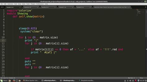 algorithm of the eight queens puzzle using backtracking with ruby youtube