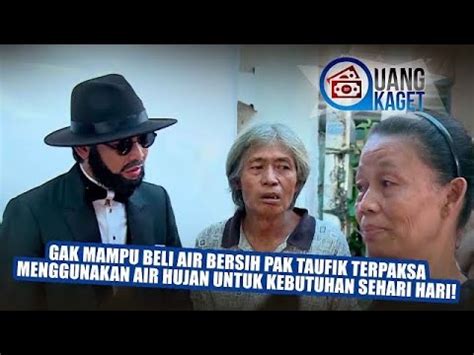 Gak Mampu Beli Air Bersih Pak Taufik Terpaksa Menggunakan Air Hujan