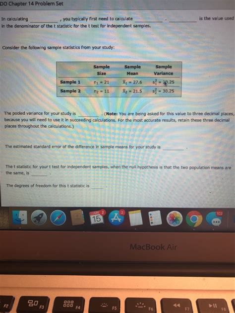 Solved Do Chapter Problem Set Is The Value Used In Chegg