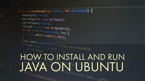 How To Install And Run Java On Ubuntu YouTube