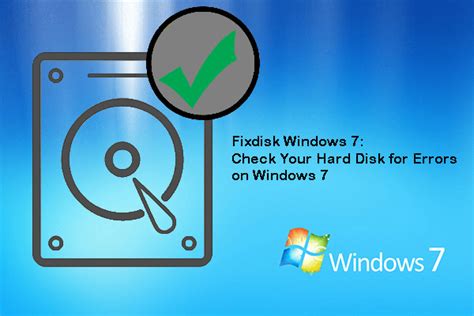 Fixdisk Windows Check Your Hard Disk For Errors On Windows