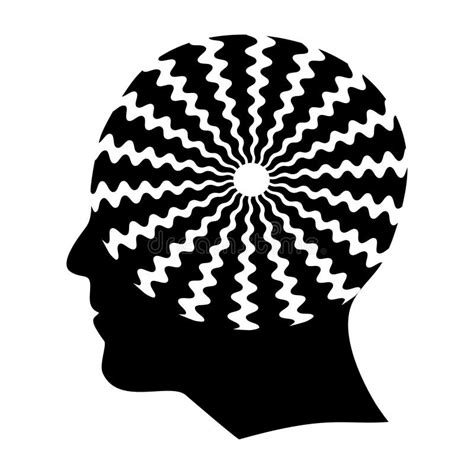 Hypnose Spirale Profil De T Te Humain Silhouette Sant Mentale