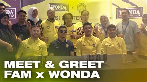 Sesi Pemain Harimau Malaya Bertemu Peminat Bersama Wonda Coffee Youtube