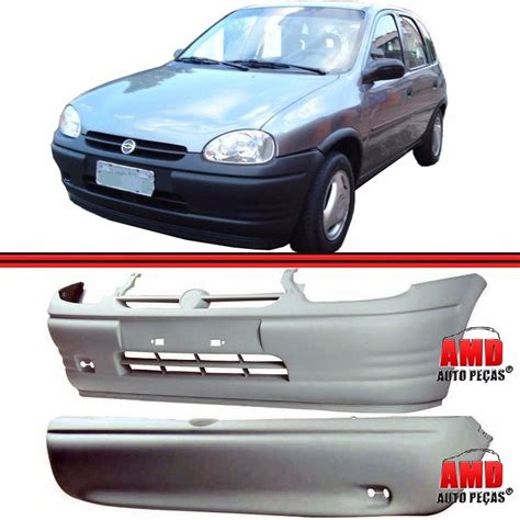Par Parachoque Dianteiro E Traseiro Corsa Wind 94 A 99 Corsa Hatch