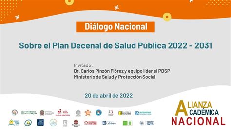 DiálogoNacional Sobre el Plan Decenal de Salud Pública 2022 2031