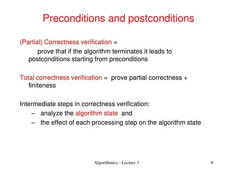 ppt lecture 3 verification of algorithms correctness powerpoint presentation id 7041084