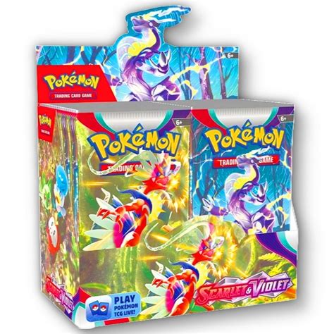 Mega Box Boostery Karty Pokemon Scarlet Violet Zestaw Szt