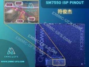 UFS BGA153 PINOUT EMMC UFS