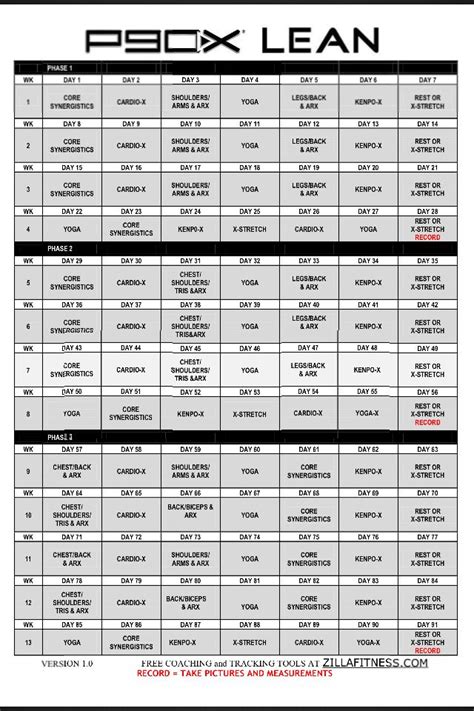 P90x Nutrition Plan Printable Forms Printable Forms Free Online