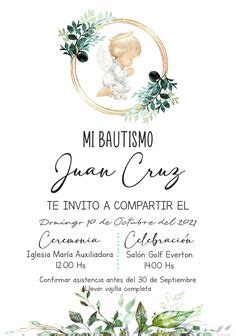 9 Ideas De Tarjeta Invitacion Bautismo En 2024 Tarjeta Invitacion
