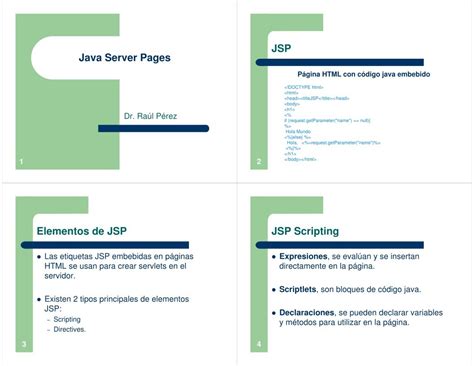 pdf de programación java server pages