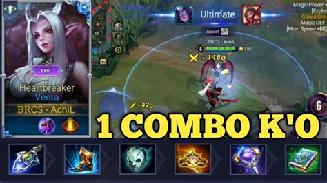 Aov Veera Pro Build Gameplay Arena Of Valor Rov Lienquan