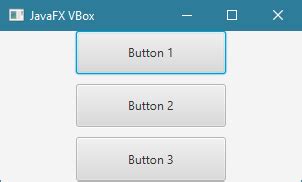 الكلاس VBox في JavaFX