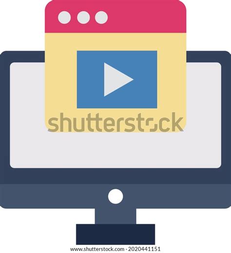 Video Streaming Isolated Vector Icon Which Stock Vector Royalty Free