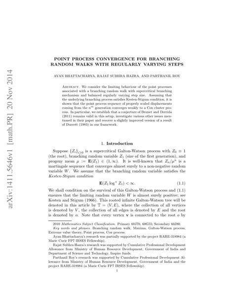 pdf point process convergence for branching random walks with regularly varying steps