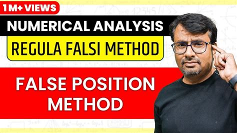 regula falsi method false position method numerical methods youtube