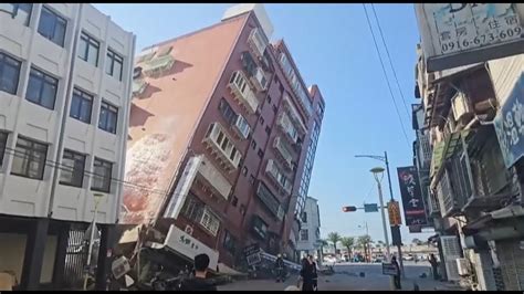 Strong Earthquake Shakes Taiwan Damaging Buildings And Causing Tsunami